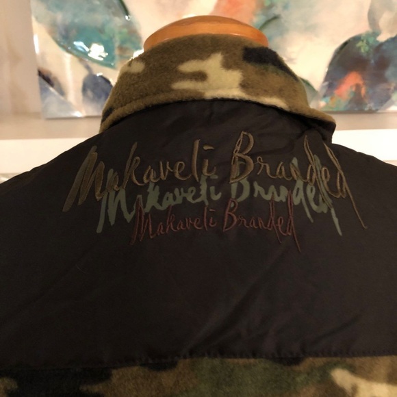 Makaveli | Jackets & Coats | Vintage Y2k Makaveli Camo Jacket By Tupac ...